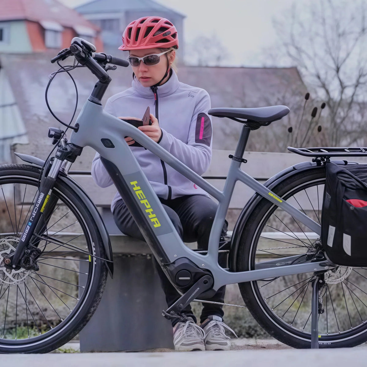 Pedelec & E-Bikes: Hepha trekking 7 Ultra is a powerful E-Trekking bik ...