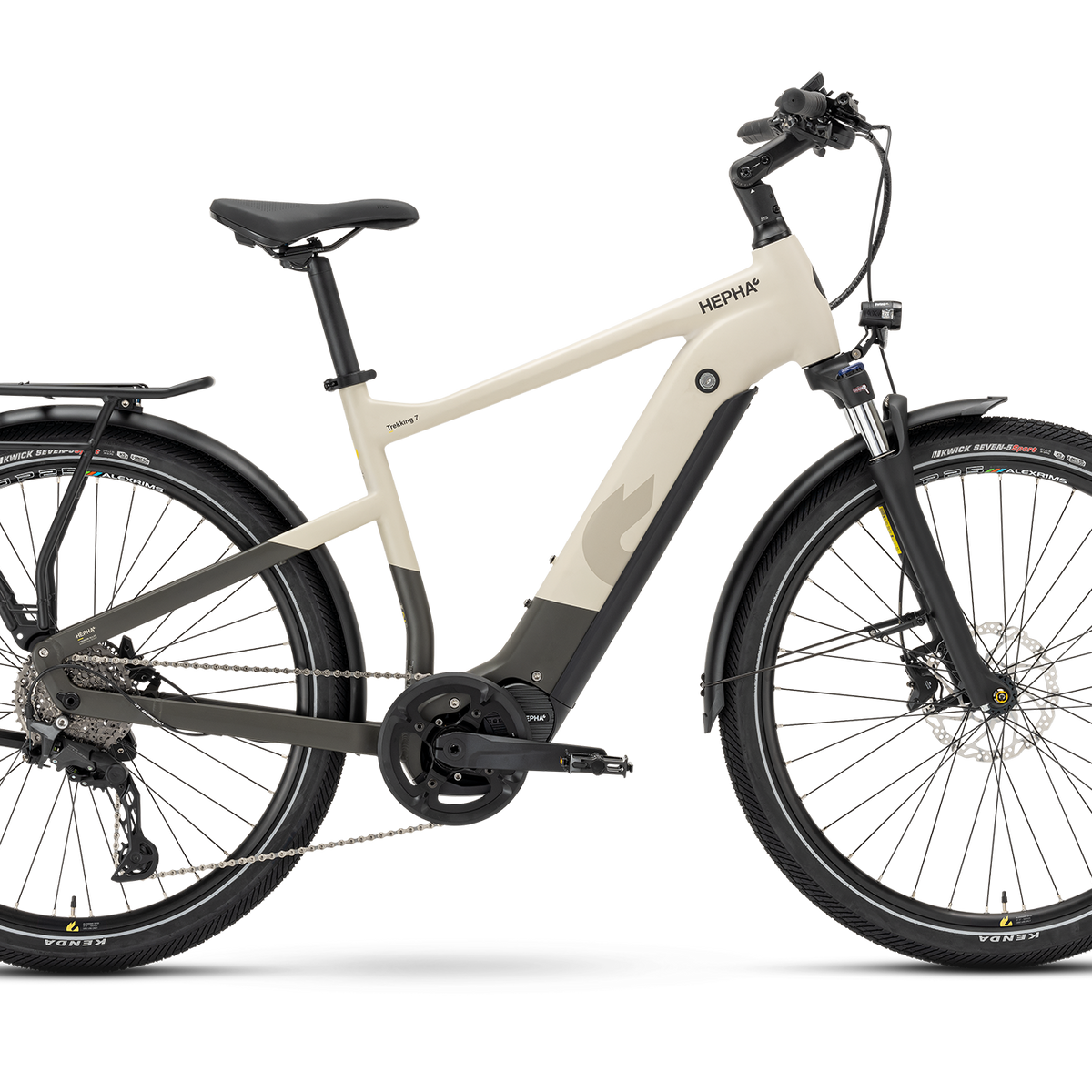 Trekking 7 Performance / High Step / Warm Grey / L (52cm) - Gebraucht – HEPHA E-Bike